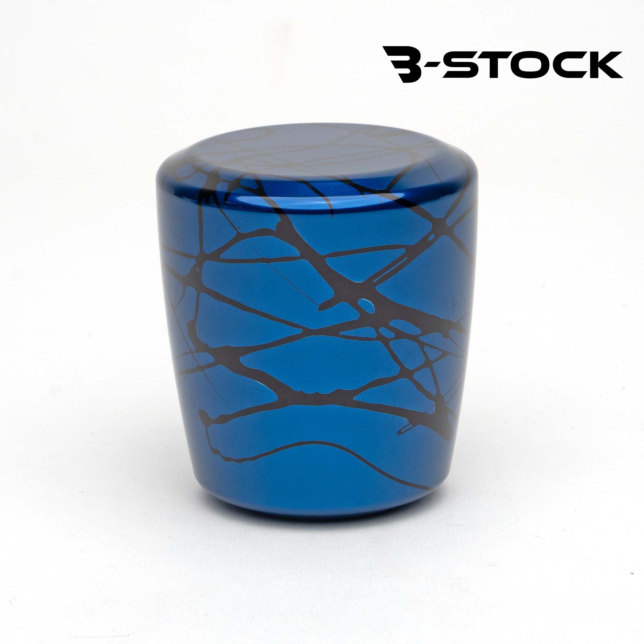 "B" Stock Shift Knob - Blue with Black Splash – Billetworkz